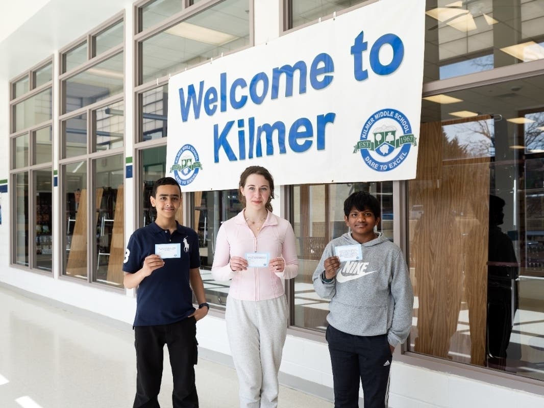 Kilmer Middle School Students Get 'Write Ups' For Acts Of Kindness
