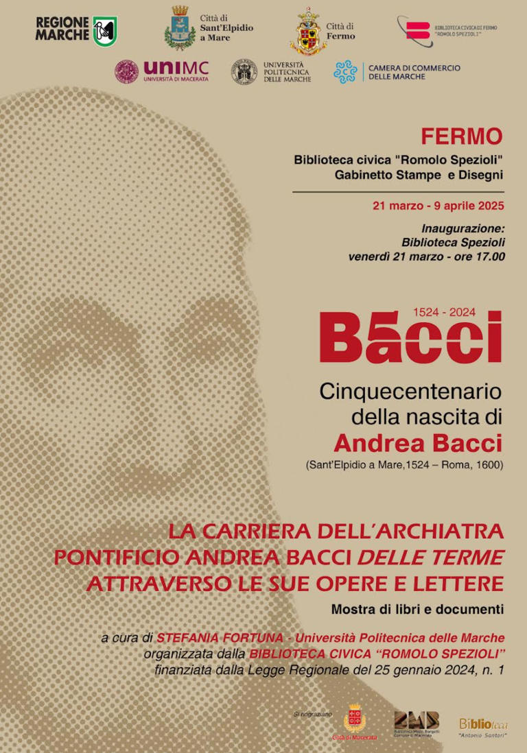 In mostra libri di Andrea Bacci a 500 anni dalla nascita