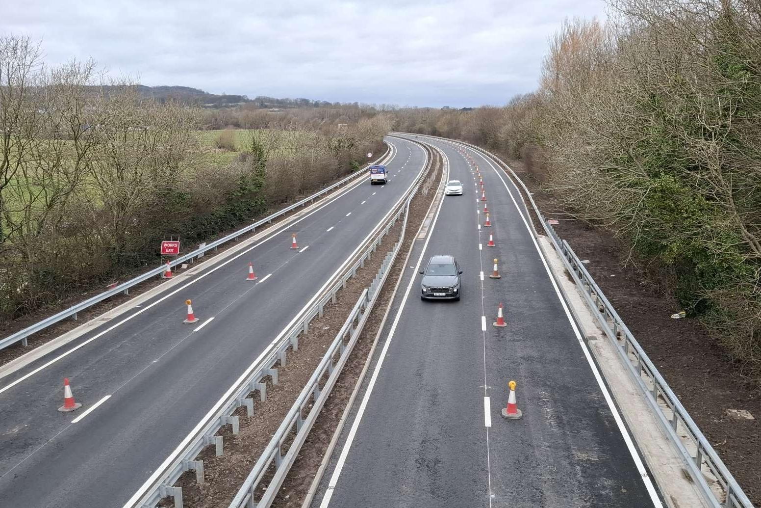 Major work completed to road near Carnforth which was once one of UK’s ...