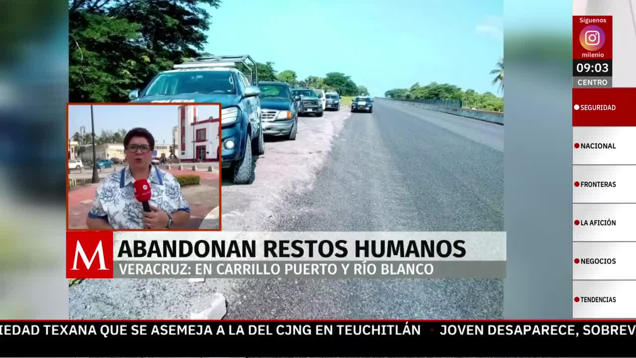 Restos humanos son encontrados en Carrillo Puerto y Río Blanco, Veracruz