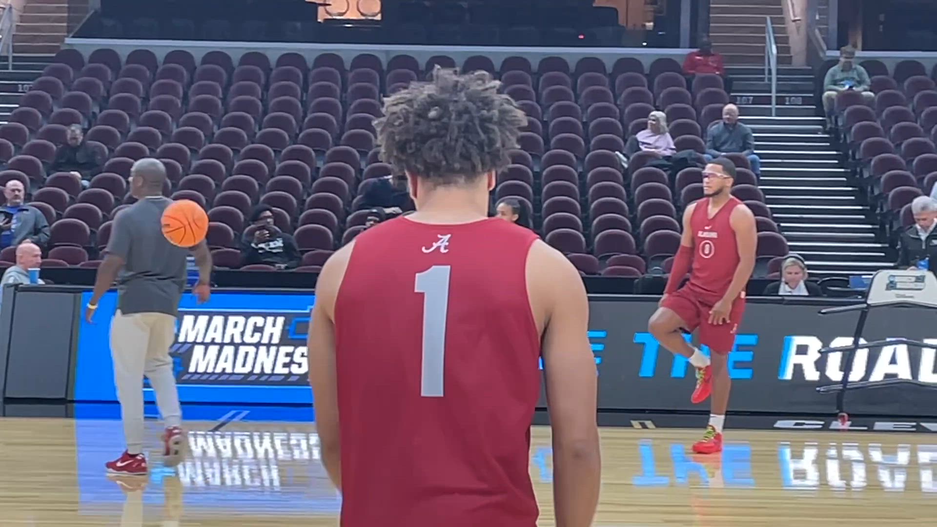 Alabama Practice Footage Ahead of Robert Morris