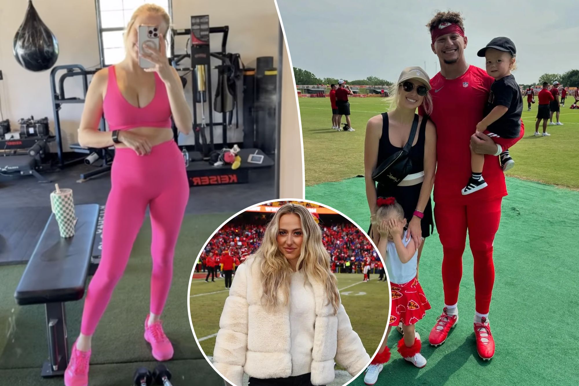 Patrick Mahomes’ wife Brittany models vibrant set in new workout post ...