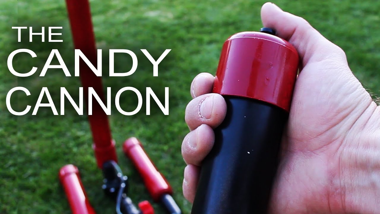 This candy cannon launches treats 100 feet away