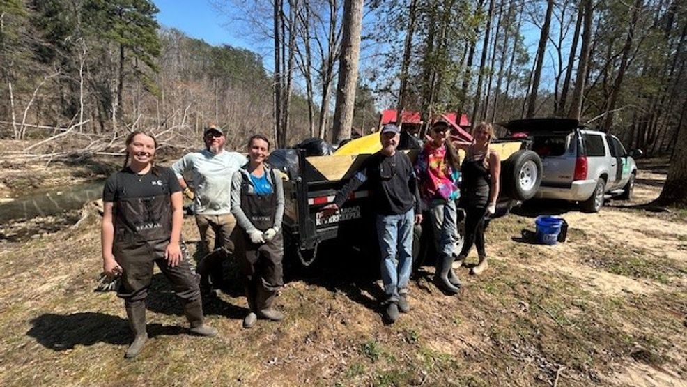 Mountain True volunteers help clean-up Helene debris in rivers across WNC