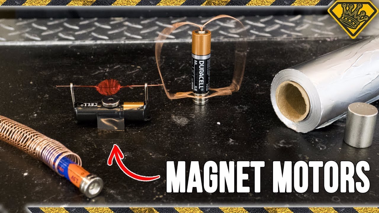 4 easy magnet motors you can build at home today