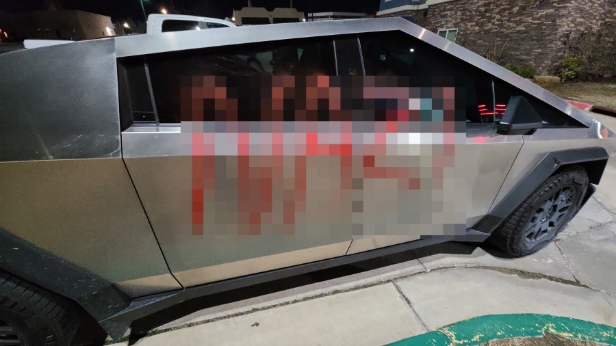 Suspect sought by police after spray-painting ‘Nazi’ on Tulsa woman’s Tesla