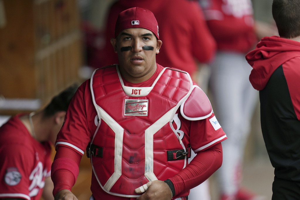Reds and newly acquired catcher Jose Trevino agree to 3-year contract ...