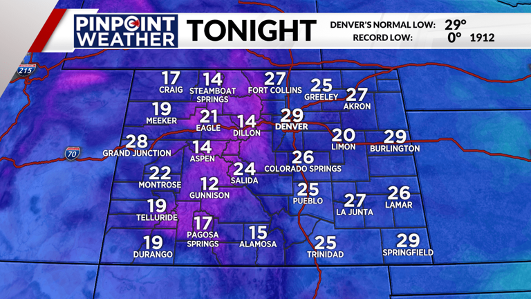 Denver weather: Seasonal end to the week ahead of much warmer temperatures