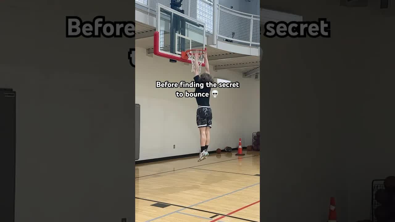 Incredible Basketball Bounce: 13ft Rim Dunk!