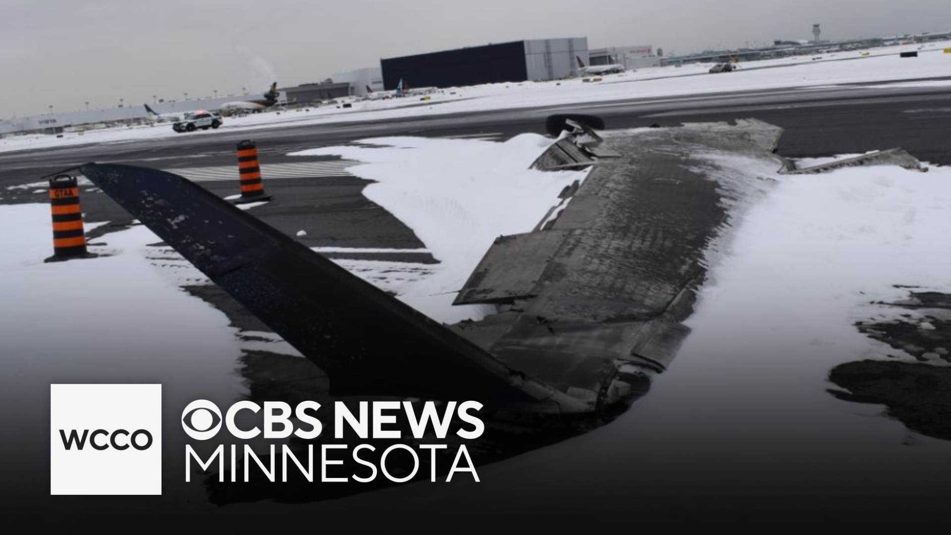 Report reveals what happened before plane crashed, flipped in Toronto