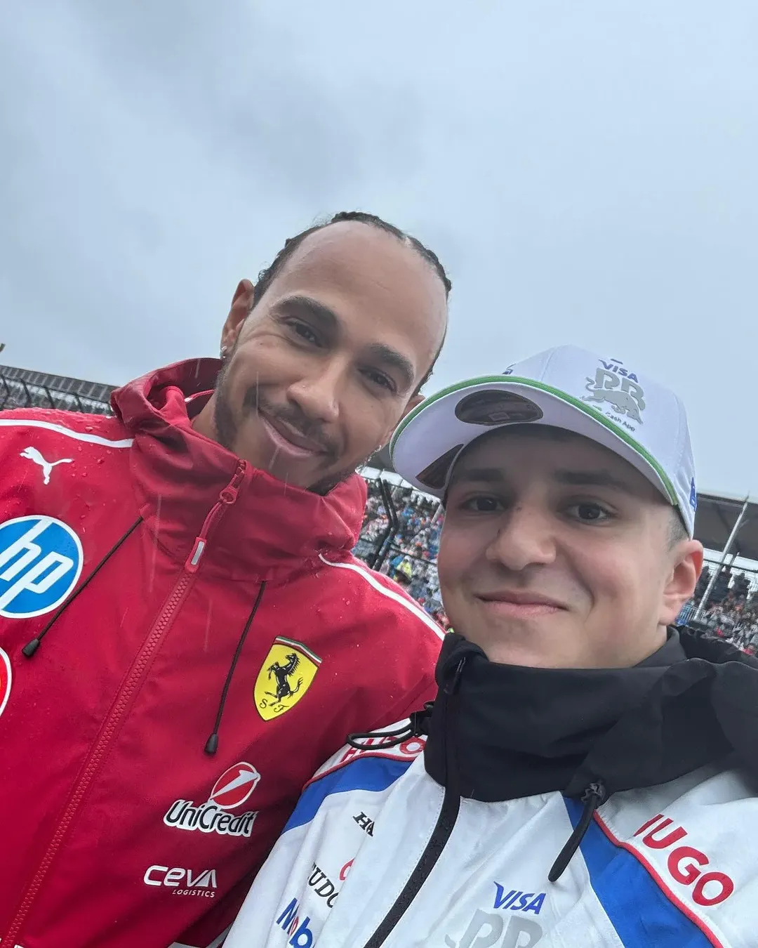 Hamilton revela conselhos a Hadjar e selfie antes de GP da Austrália ...