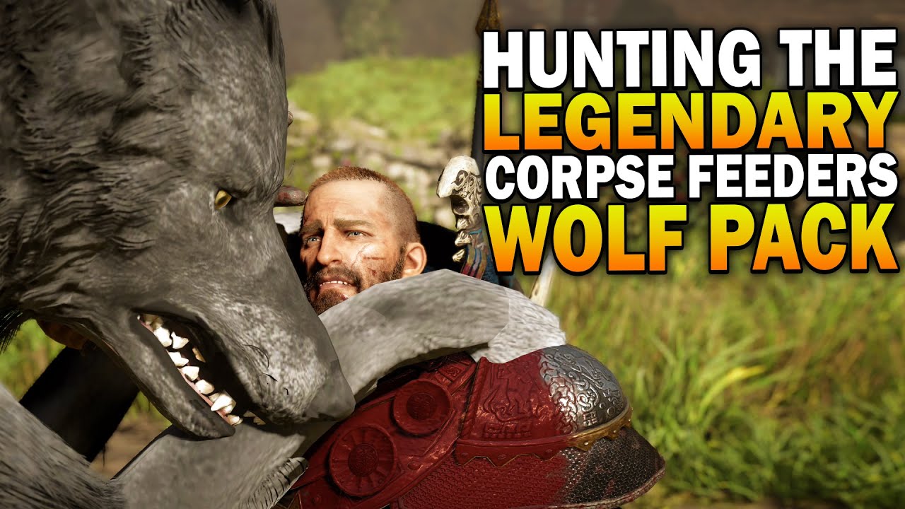 Hunting The Legendary Wolf Pack, The Cropse Feeders! Assassin's Creed ...