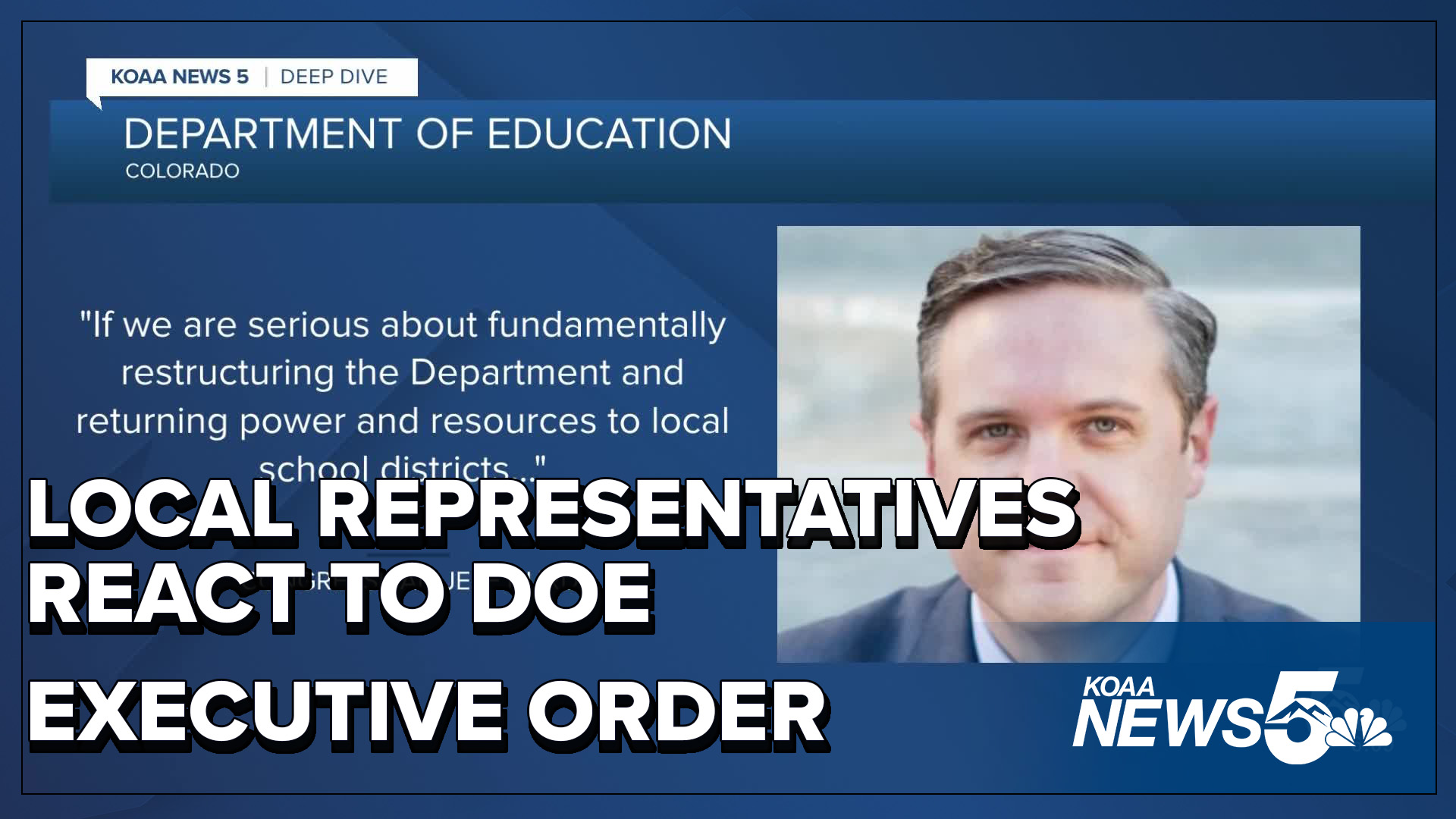 Local representatives react to President Trump's executive order