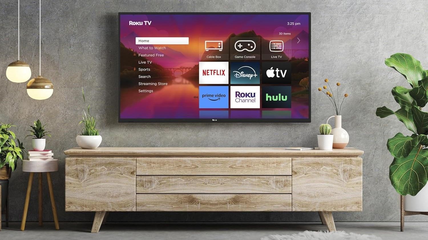 This 40-inch Roku smart TV is the perfect addition to a guest bedroom ...