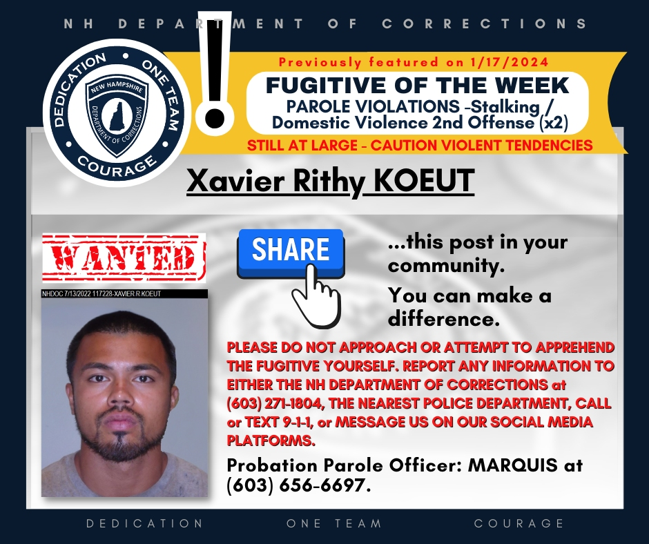 Manchester Stalker, With ‘Violent Tendencies,’ Wanted By Corrections