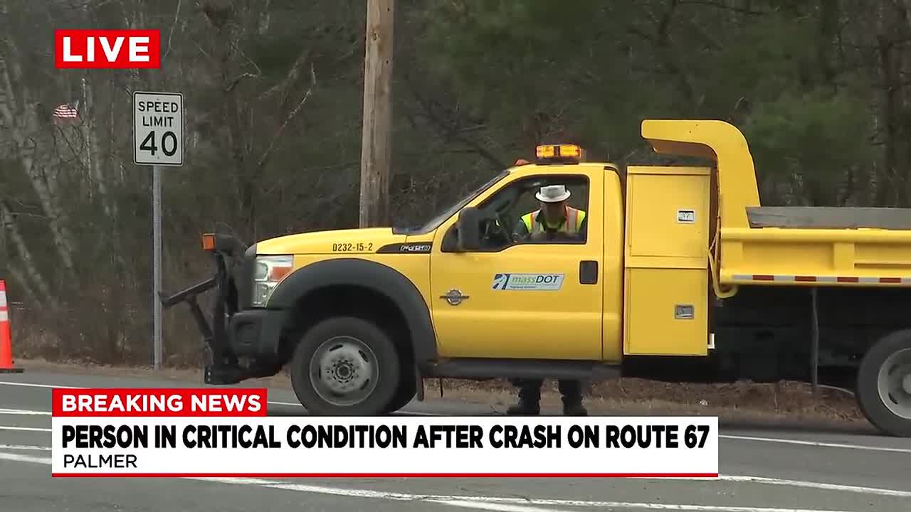 Person critically injured following Palmer crash