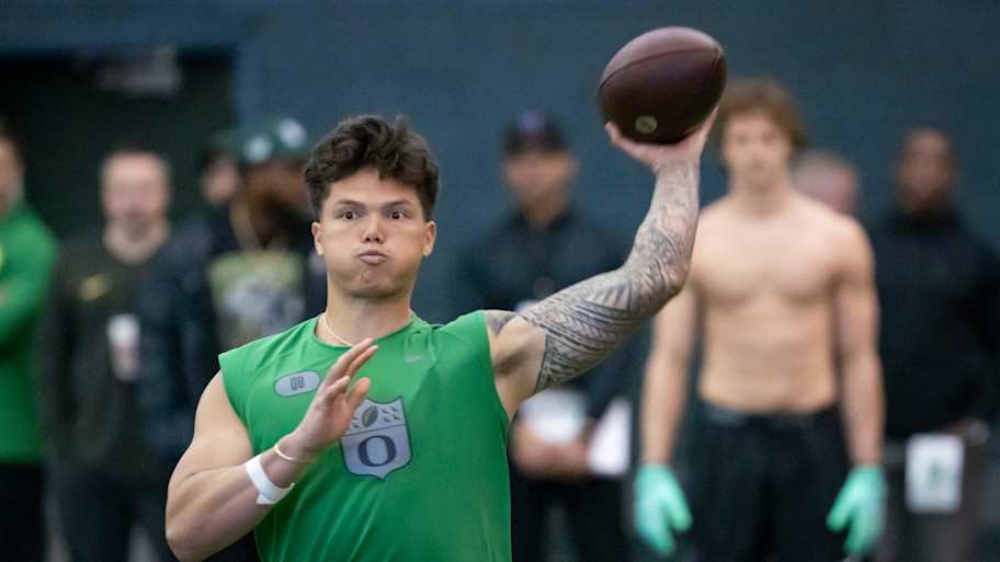 Oregon Ducks Quarterback Dillon Gabriel NFL Draft Projection After Pro ...