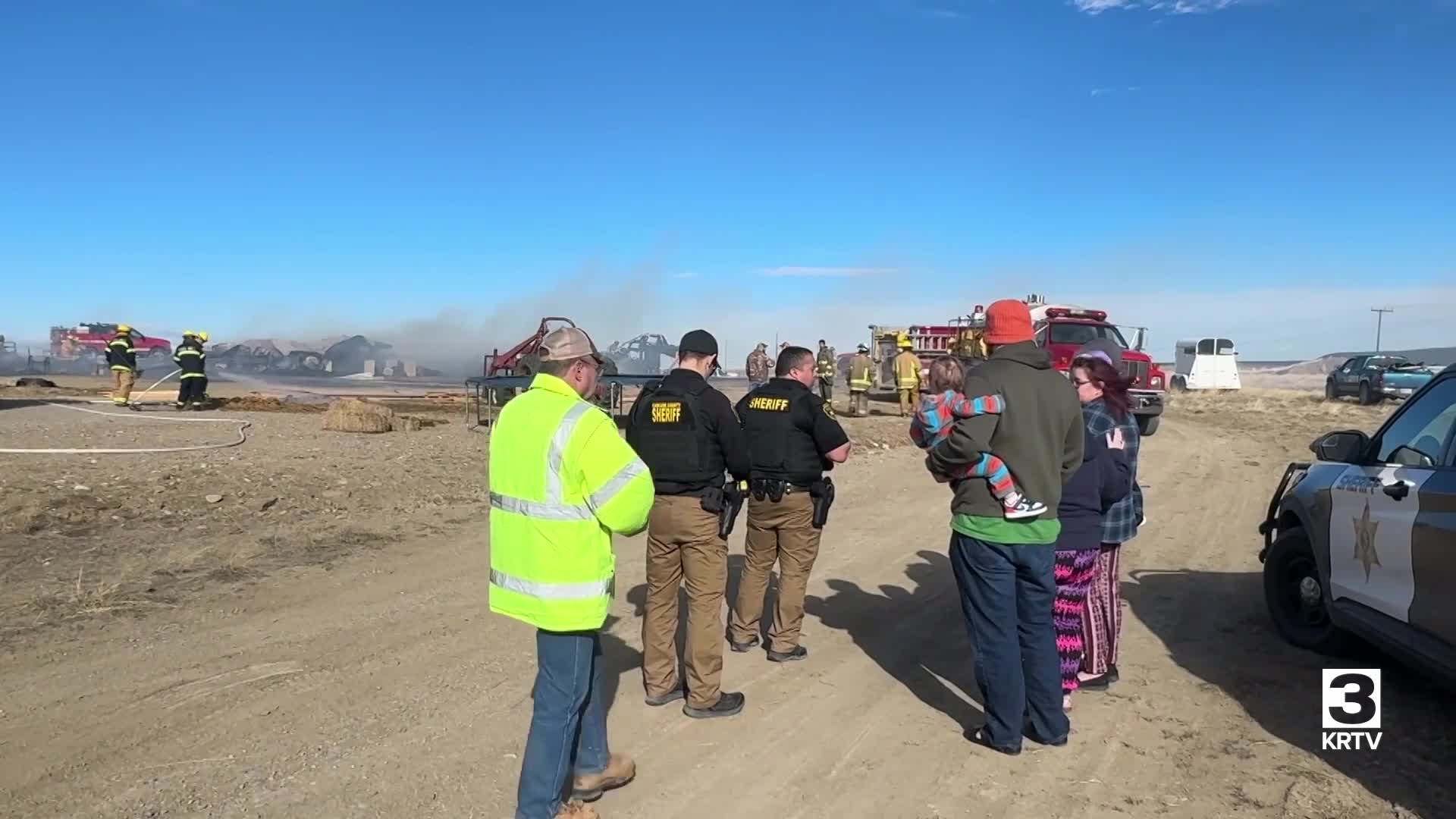 Fire leaves Vaughn-area family homeless