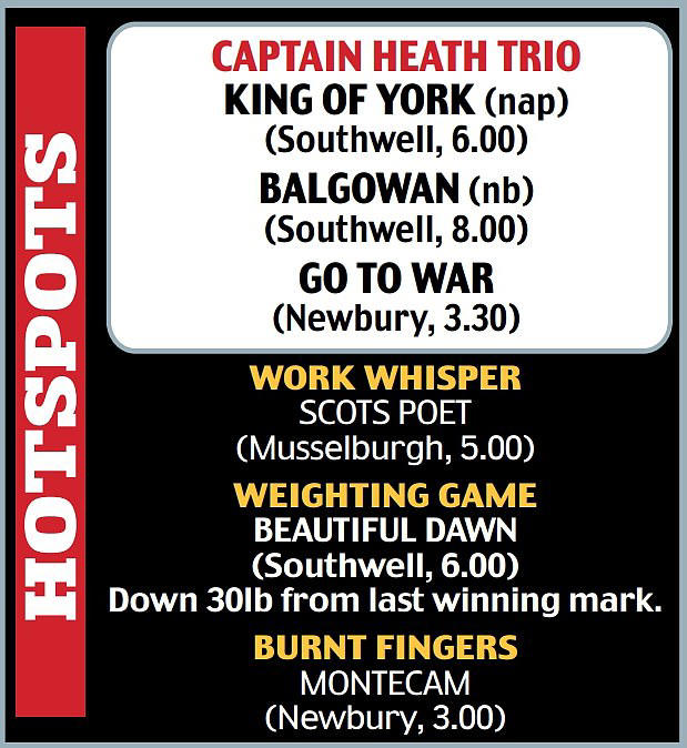 Robin Goodfellow's racing tips: Best bets for Friday, March 21