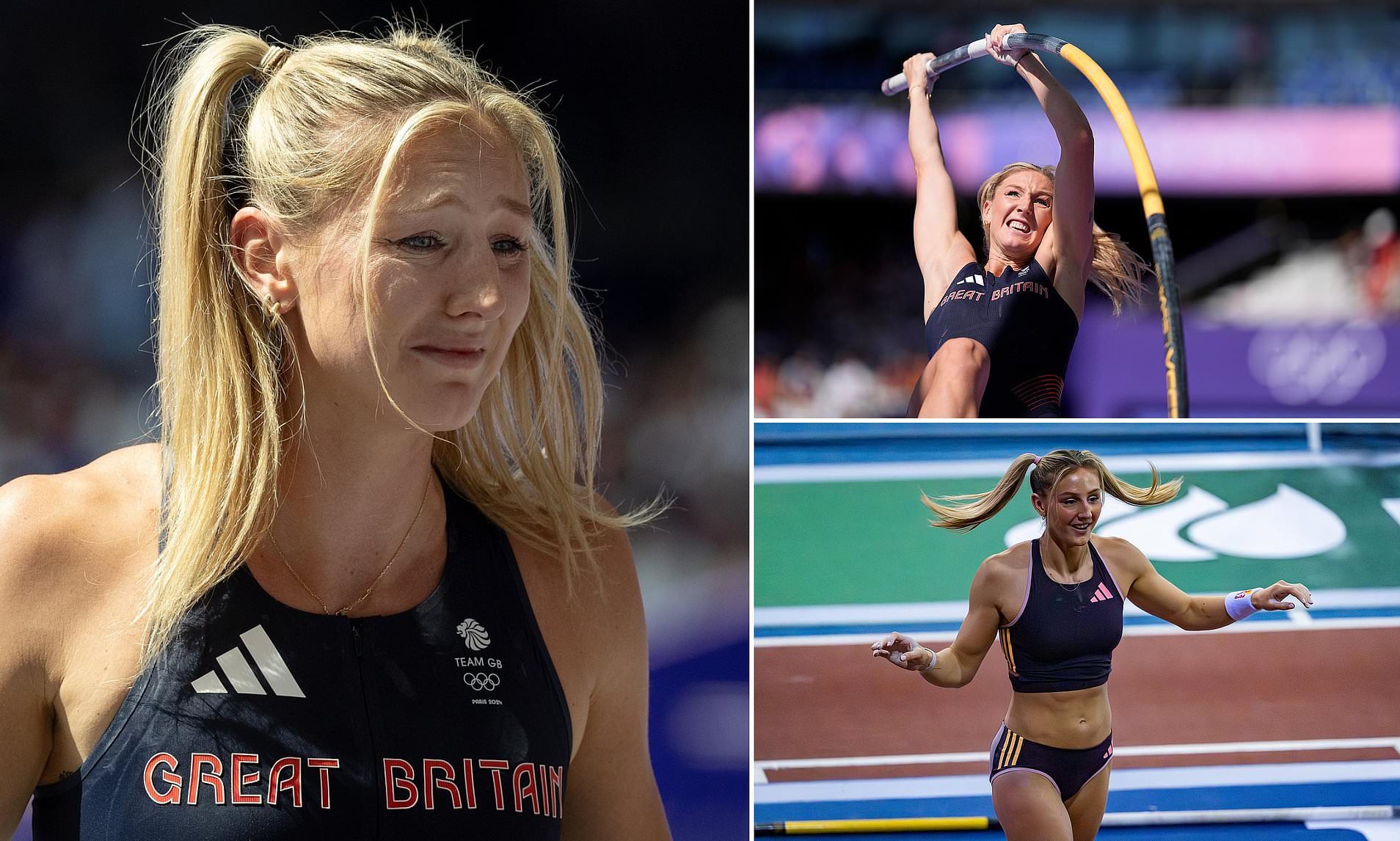 British pole vault star Molly Caudery admits spending weeks grieving over Olympics shocker - as ...