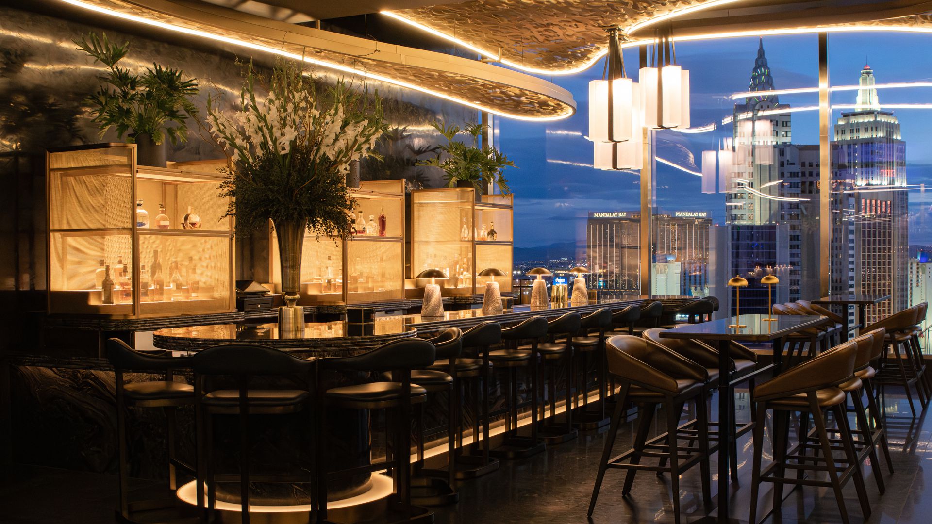 A Sky-High Cocktail Bar in Las Vegas Gets a Stunning Redesign