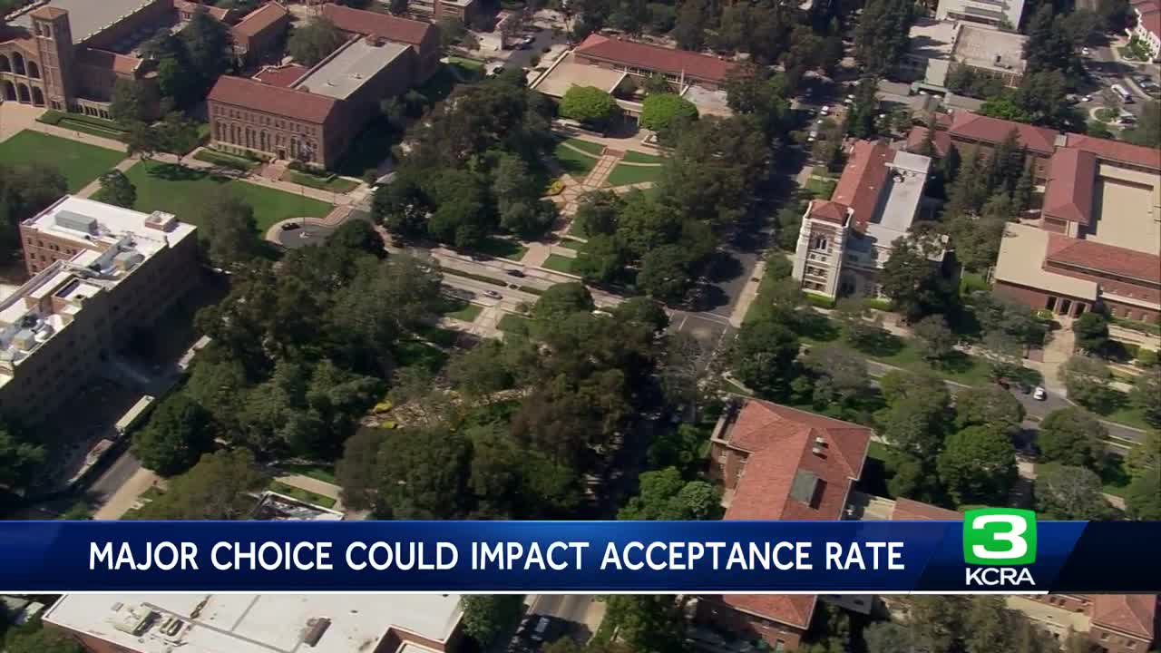 How to see see acceptance rates for majors at California's public ...