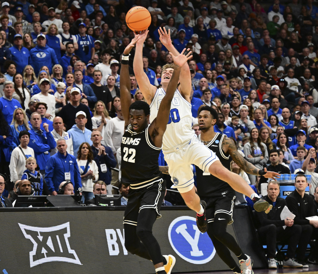BYU enjoys March Madness success with 80-71 win over VCU a year after ...