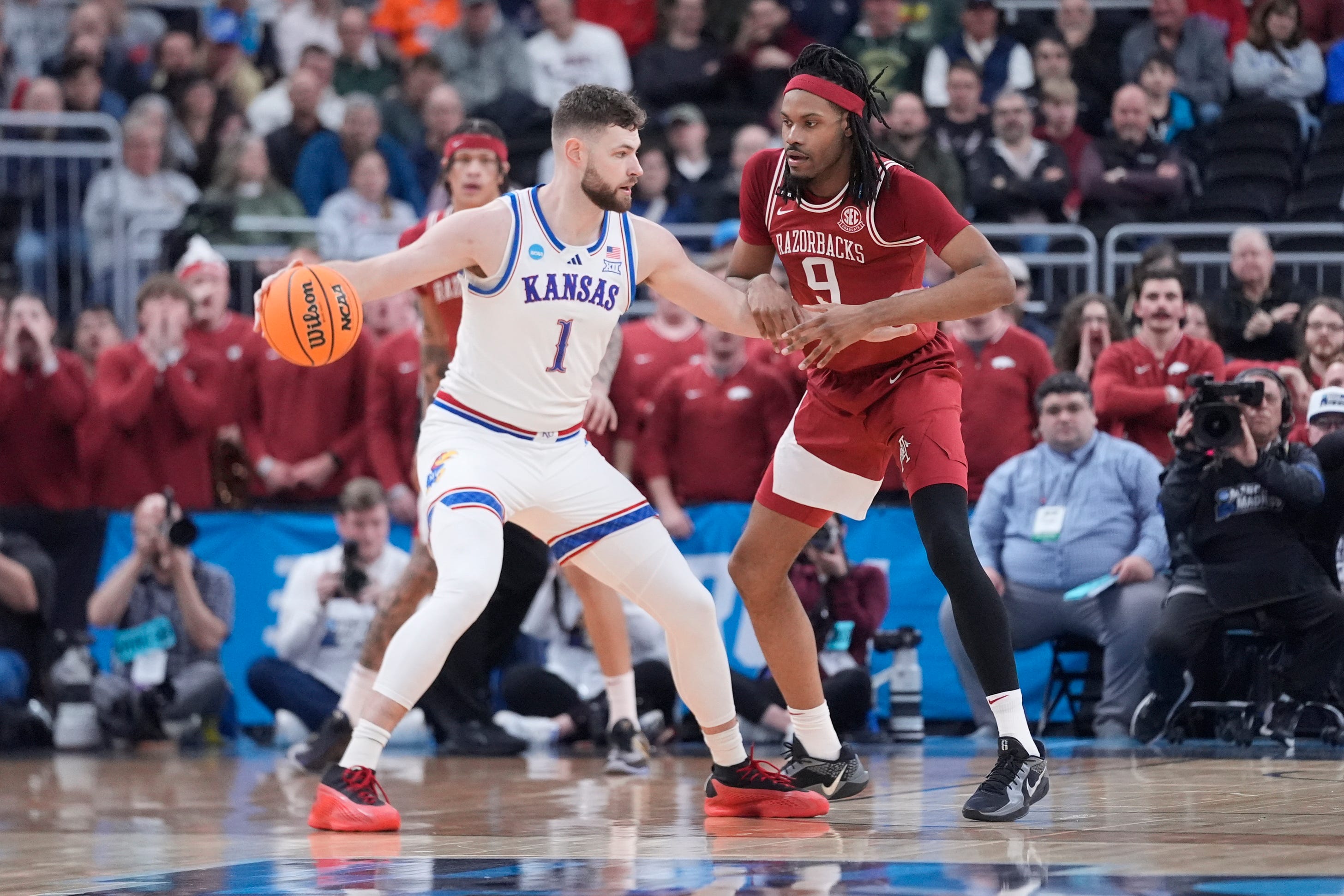 This is how Hunter Dickinson will remember his two seasons with Kansas ...