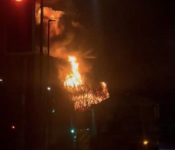 Homes evacuated and Heathrow Airport closed as fire tears through power ...