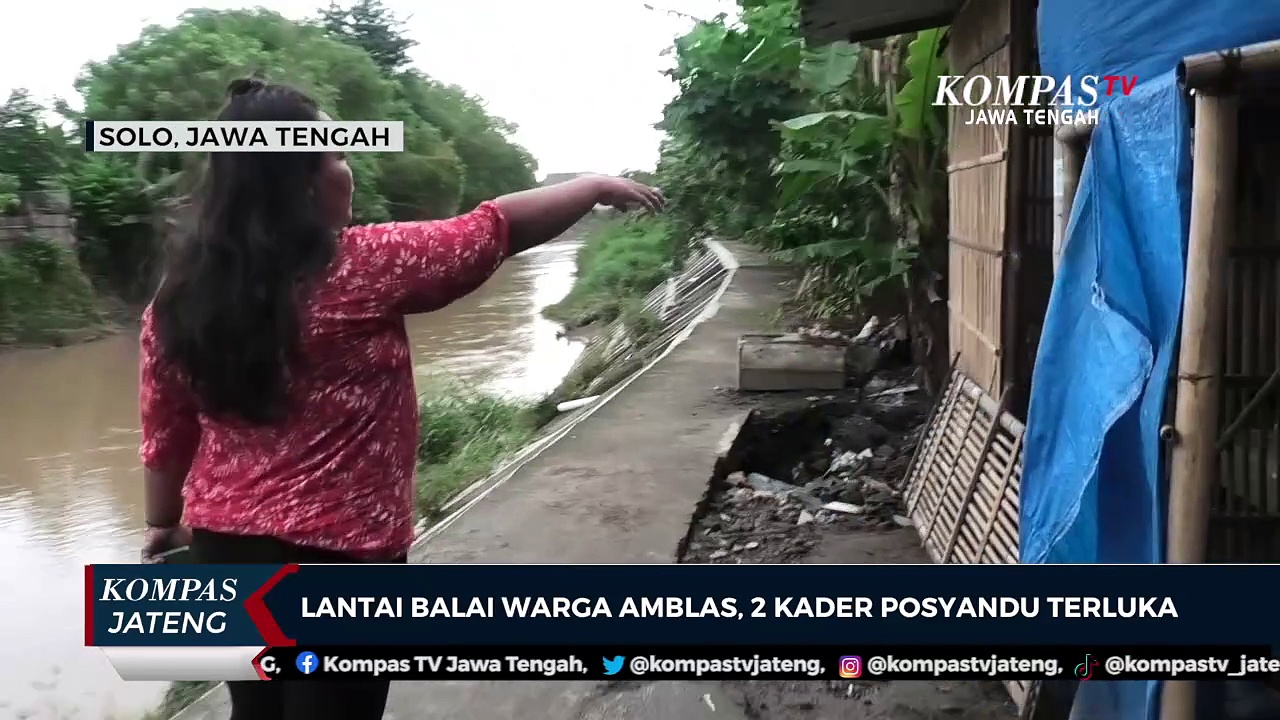 Lantai Balai Warga Amblas, 2 Kader Posyandu Terluka