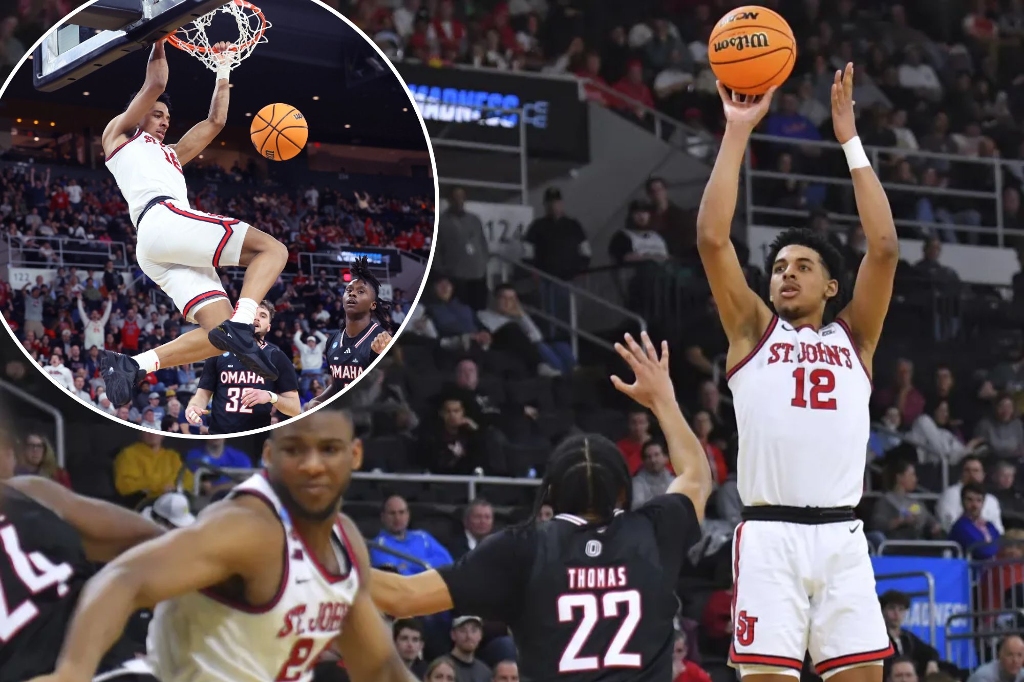 RJ Luis Jr.’s big night includes five 3-pointers in St. John’s blowout win