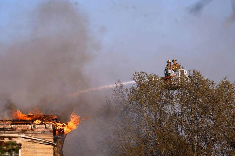 Texas wildfire prompts evacuations as Arkansas and Florida also battle ...