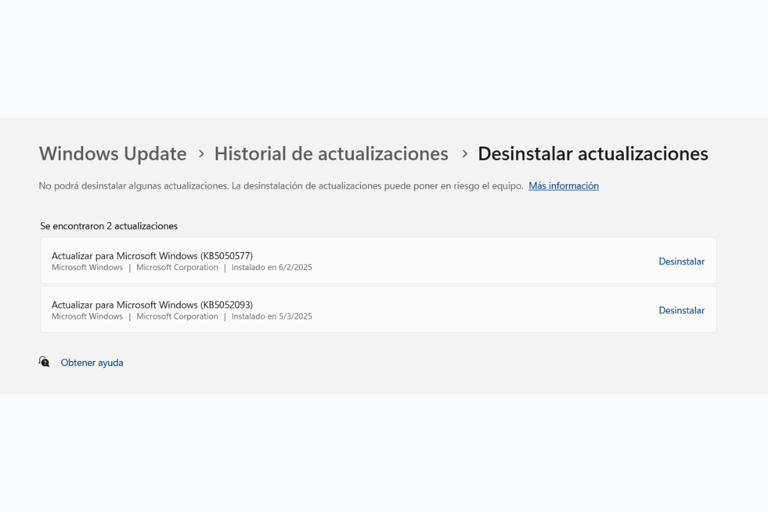 Cómo instalar actualizaciones de Windows sin conexión