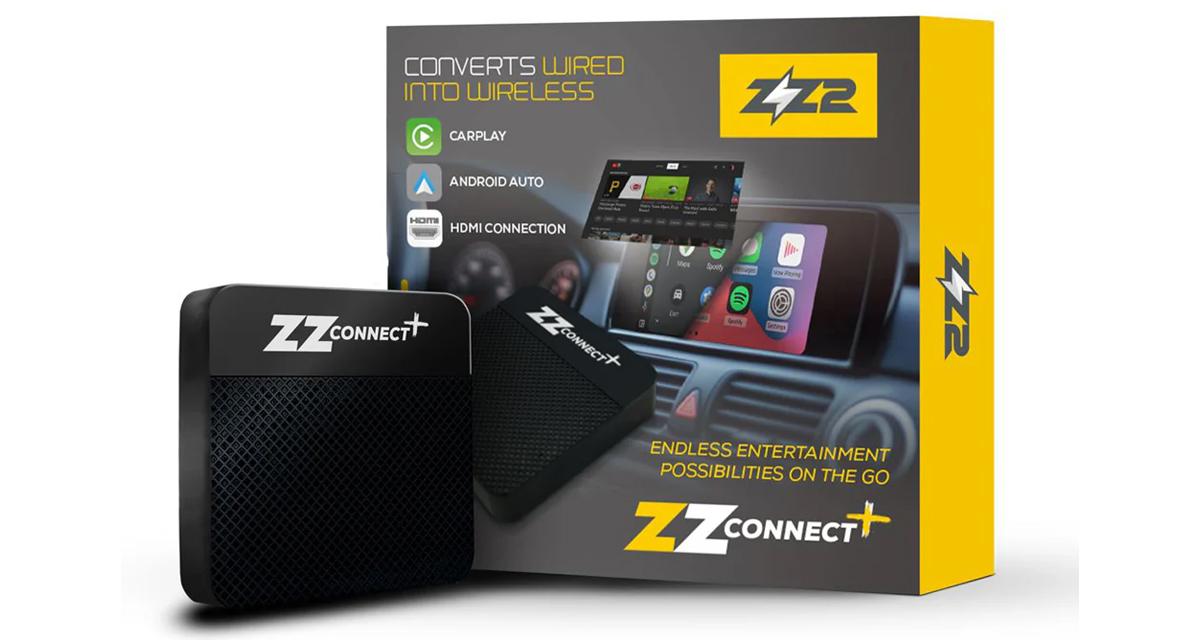 ZZ2 propose une interface multimédia pour ajouter TV et CarPlay Wireless sur un autoradio d’origine