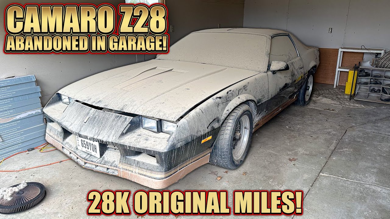 Camaro Z28 Barn Find Washed After 12 Years