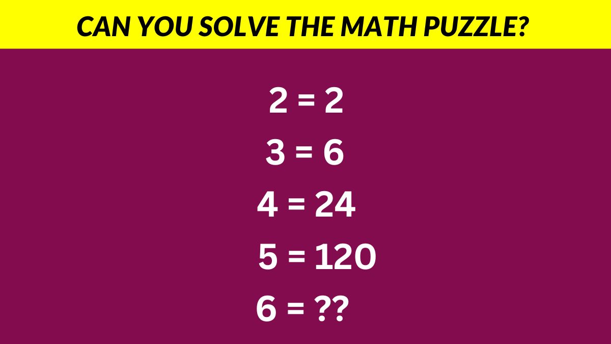 Only high-IQ geniuses can solve this math puzzle in 5 seconds!