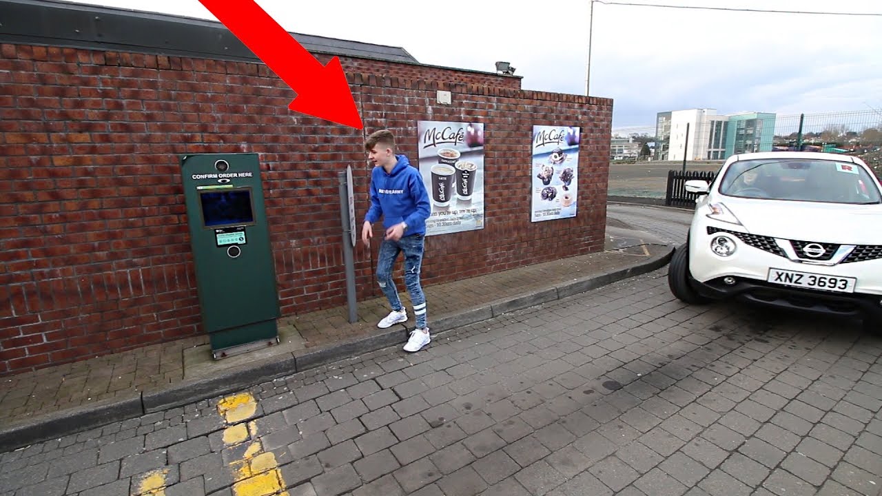 Walking through McDonalds drive thru leads to chaos