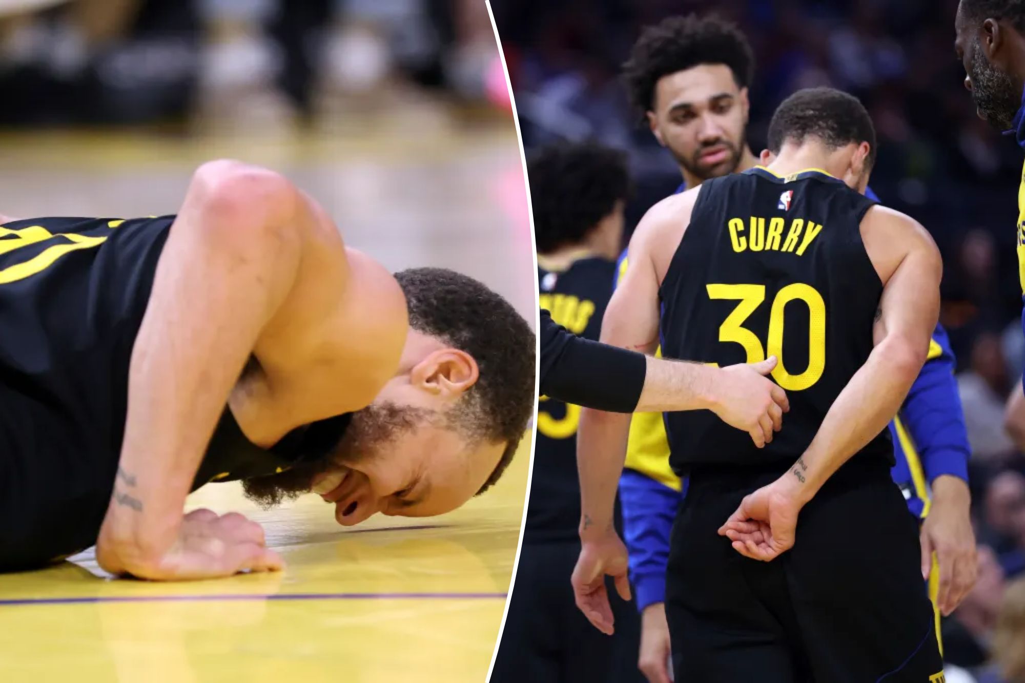 Steph Curry suffers pelvic contusion after scary fall in Warriors worry