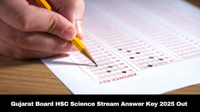 GSEB Gujarat Board HSC Science Stream Provisional Answer Key 2025 ...