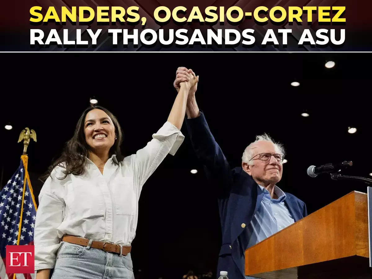 Bernie Sanders, Alexandria Ocasio-Cortez rally crowd in Arizona to ...