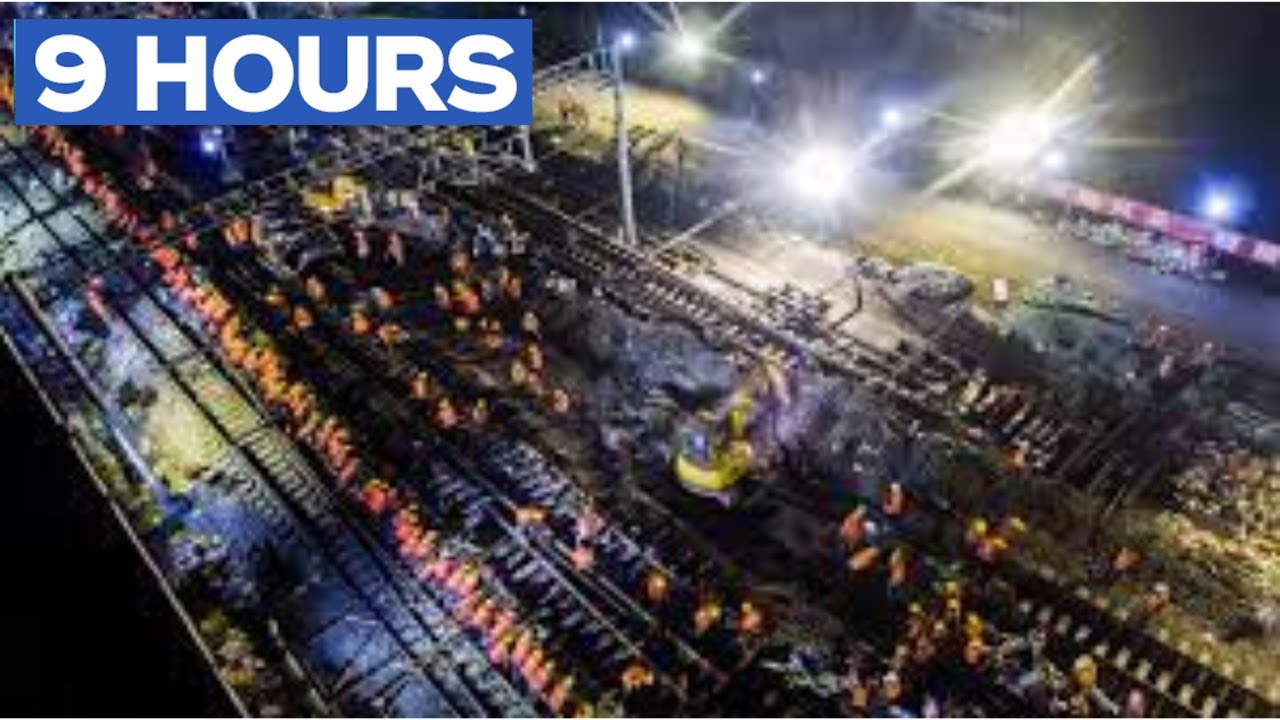 Inside China's $1 Billion, 9-Hour, 1,500 Worker, and 23 Digger Railway ...