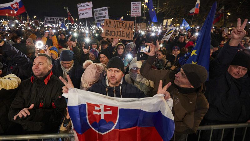 Slovakia at 'critical crossroads' as months of protest threaten pro ...