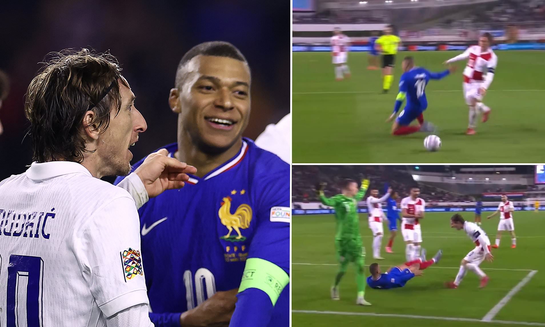 Luka Modric jokingly scolds Real Madrid team-mate Kylian Mbappe for ...