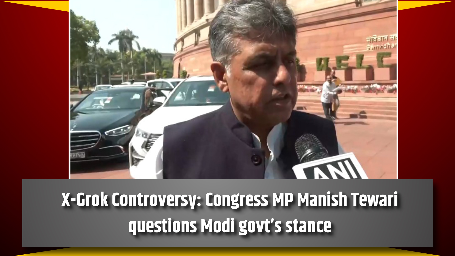 X-Grok Controversy: Congress MP Manish Tewari questions Modi govt’s stance