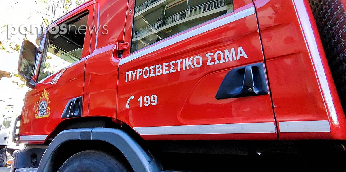 Φωτιά στο ύψος των διοδίων Ελευσίνας