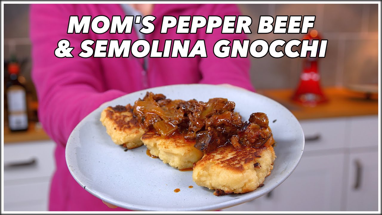 My Mom's Pepper Beef With Roman Gnocchi Recipe - Glen And Friends Cooking