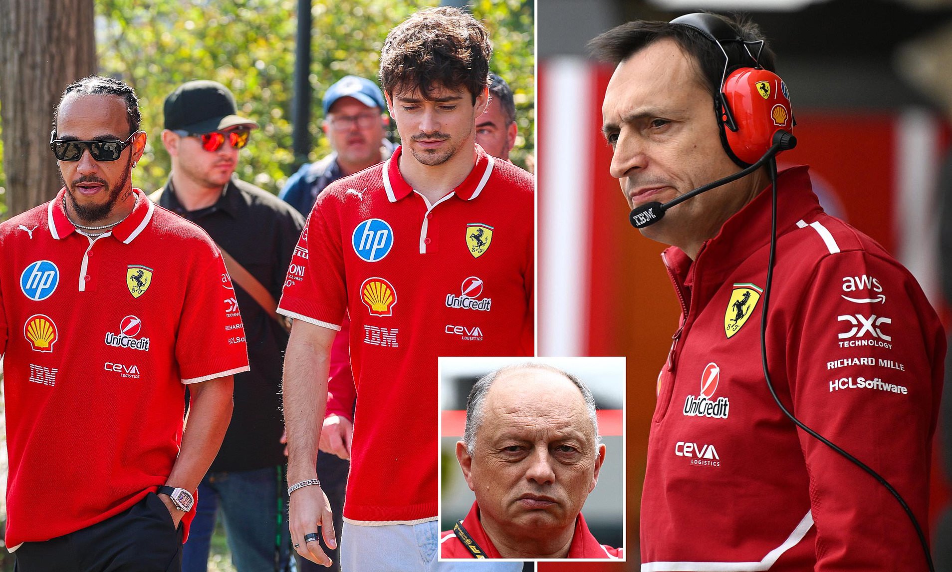 Lewis Hamilton and Charles Leclerc should be PUNISHED by Ferrari ...