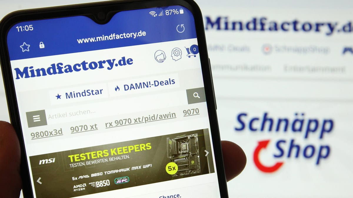 Insolvenz: Deutscher Online-Shop Mindfactory nach 30 Jahren insolvent