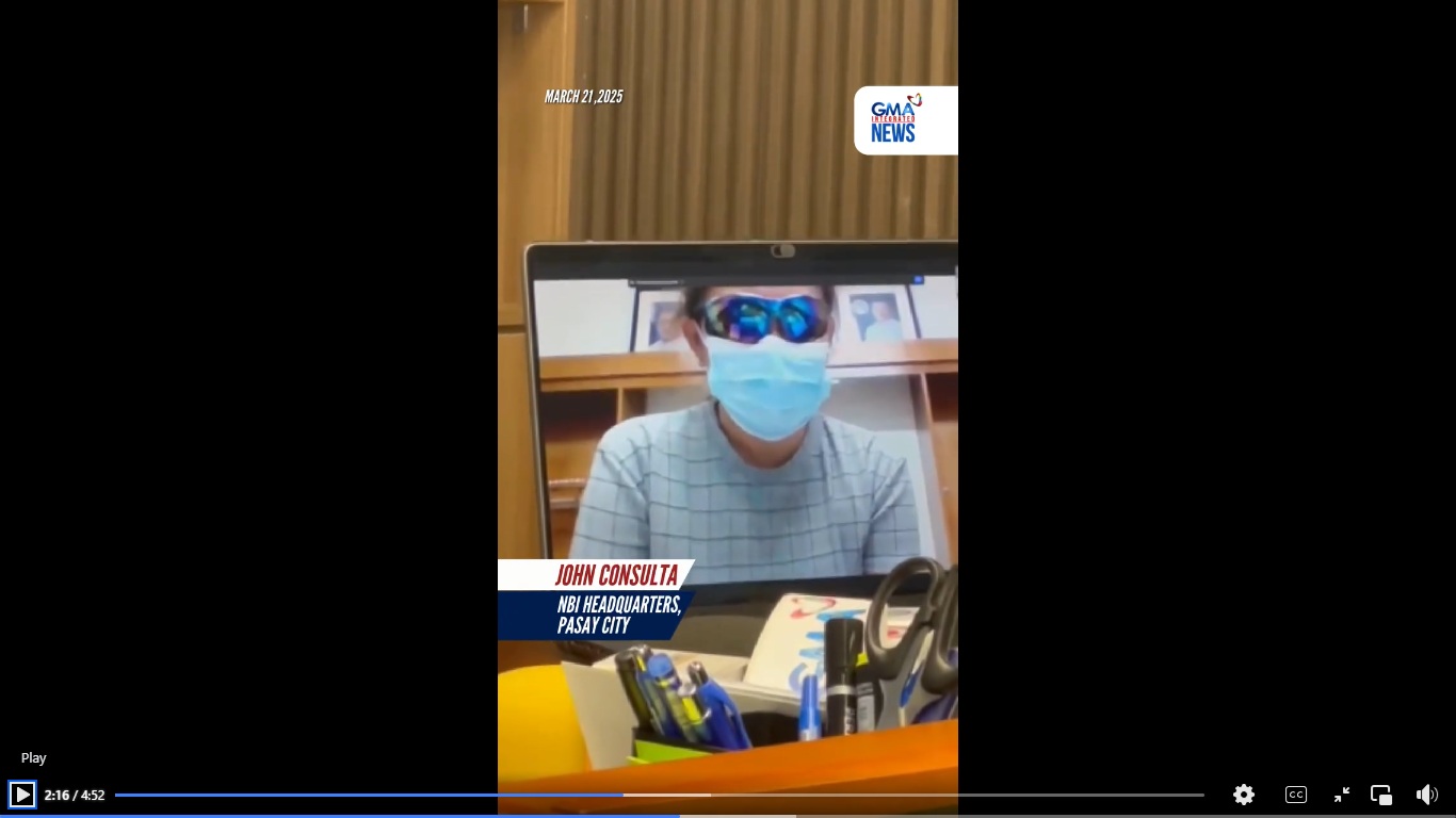 NBI arrests 'vlogger' for altering Marcos statement