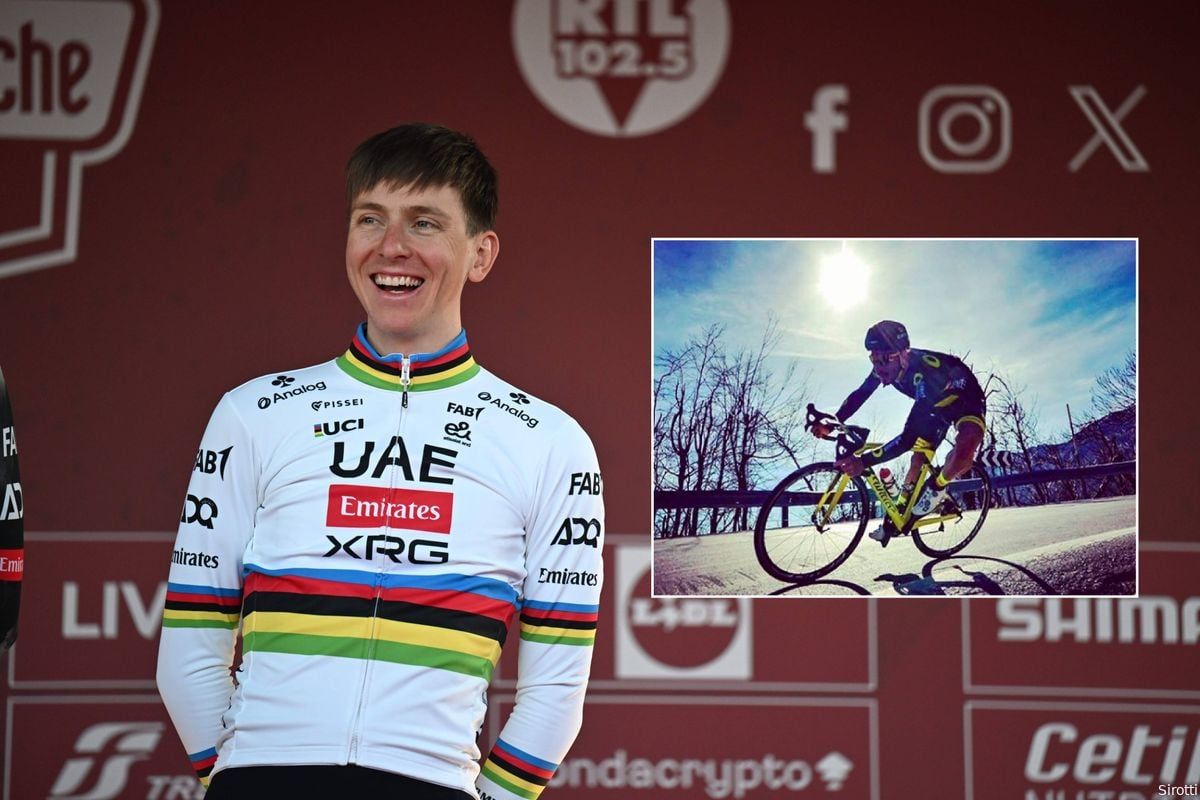 🎥 Does Pogacar reveal his attack plan for Sanremo here? World Champion ...